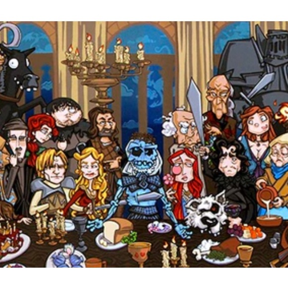 DURDEN | Art | Durden Game Of Thrones Numbered And Signed Print Of All ...